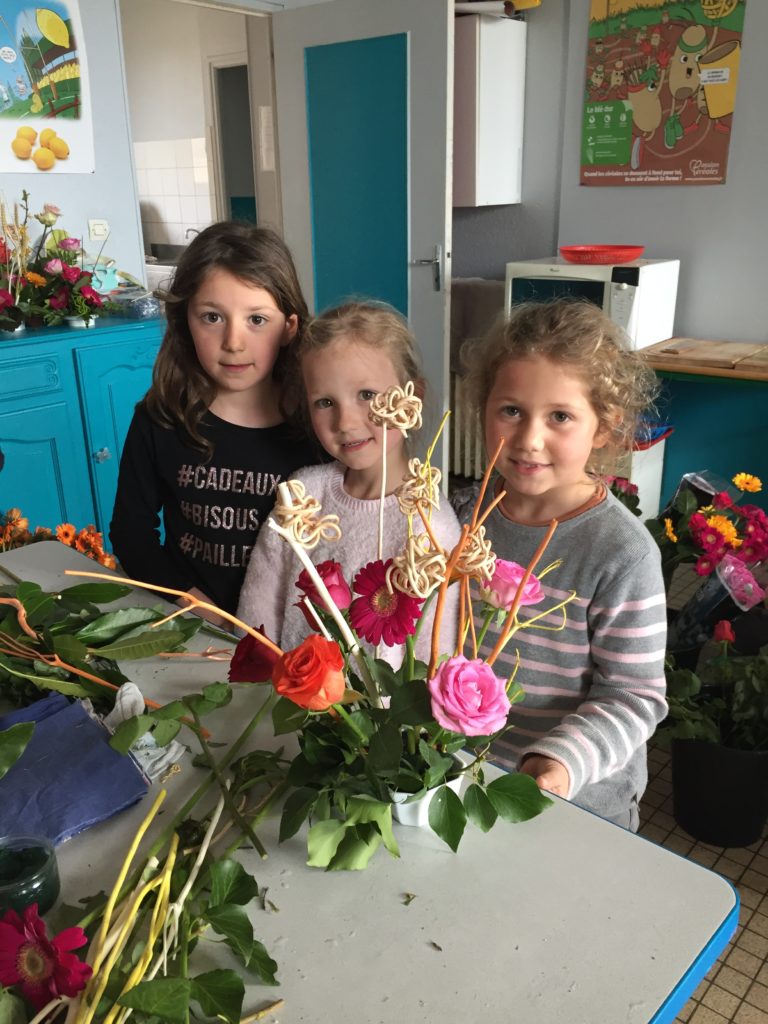 de l'art floral à l'école ! - Ecole Sainte-Marie