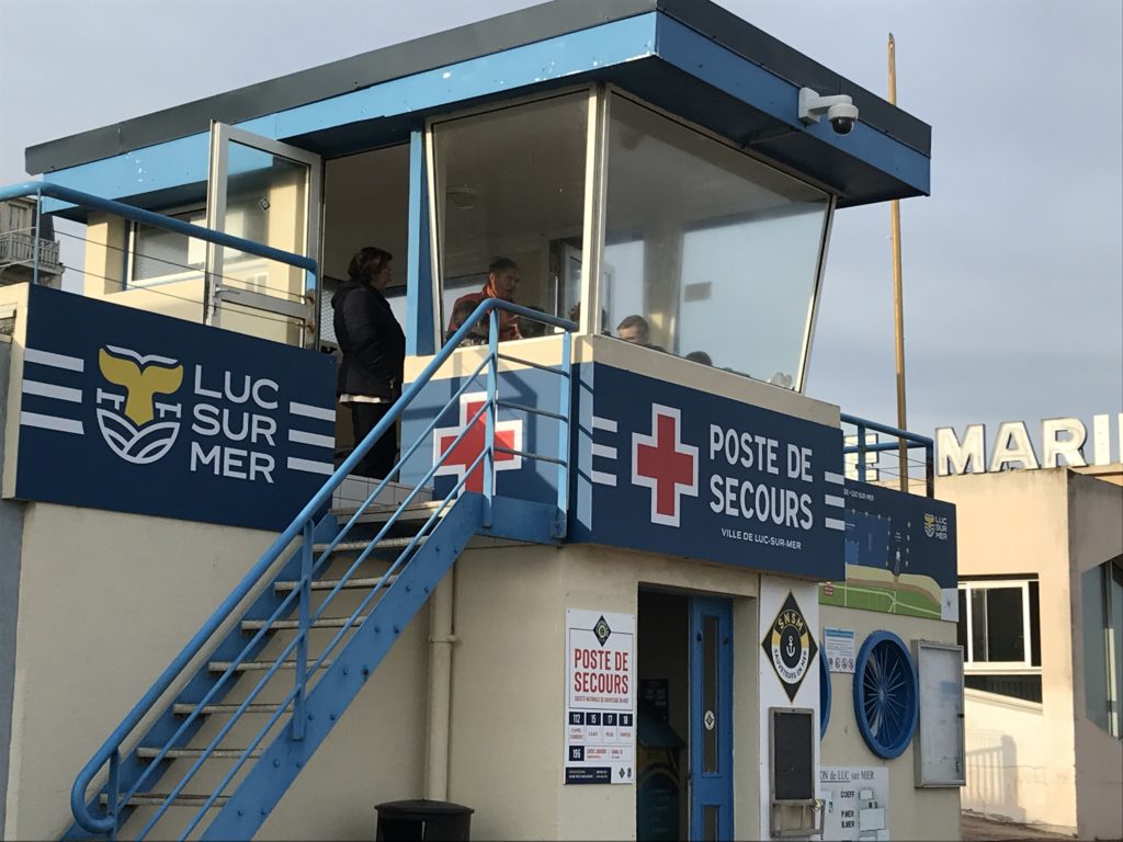 visite du poste de secours de la SNSM - Ecole Sainte-Marie